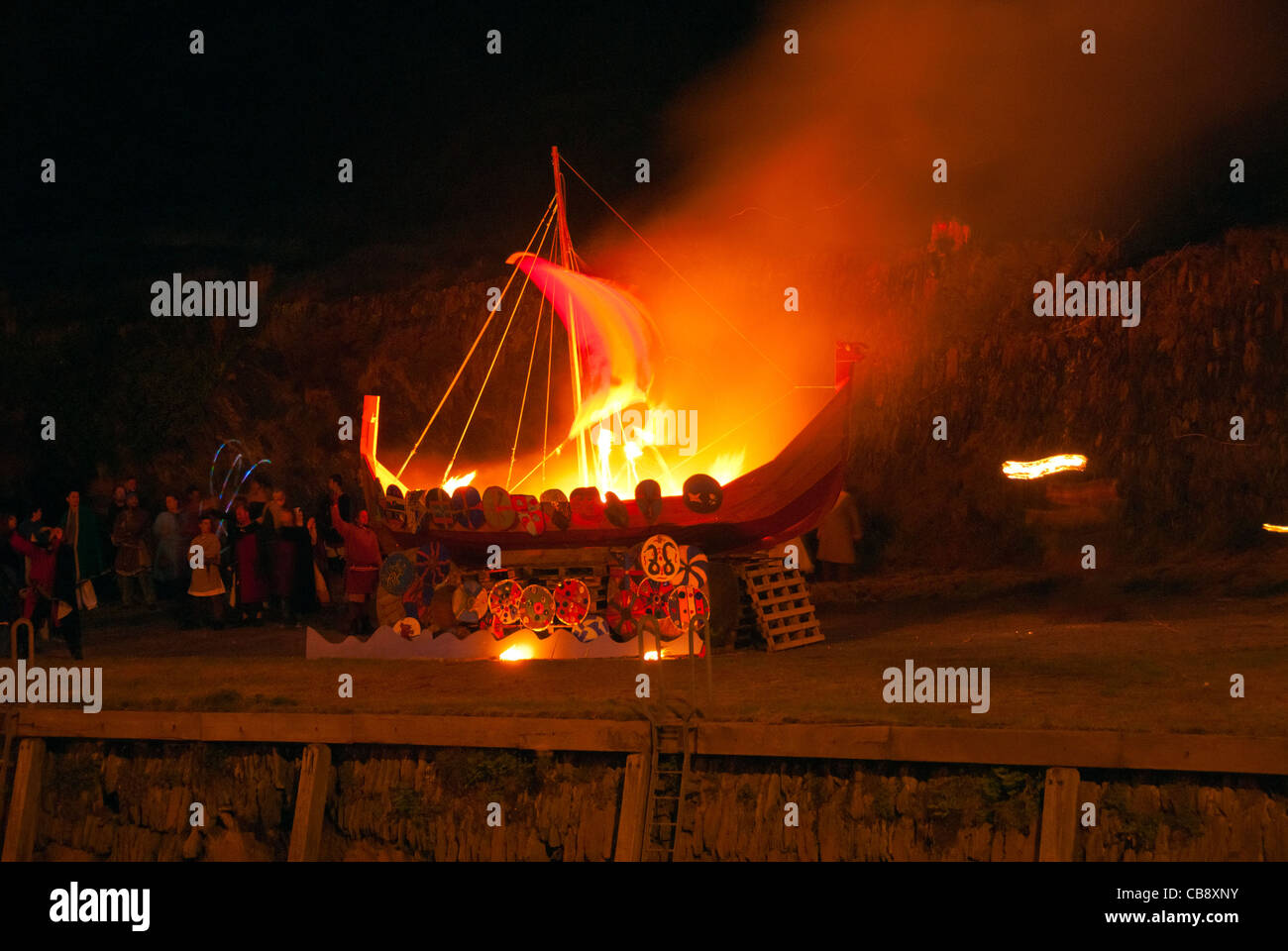 Viking funeral hi-res stock photography and images - Alamy