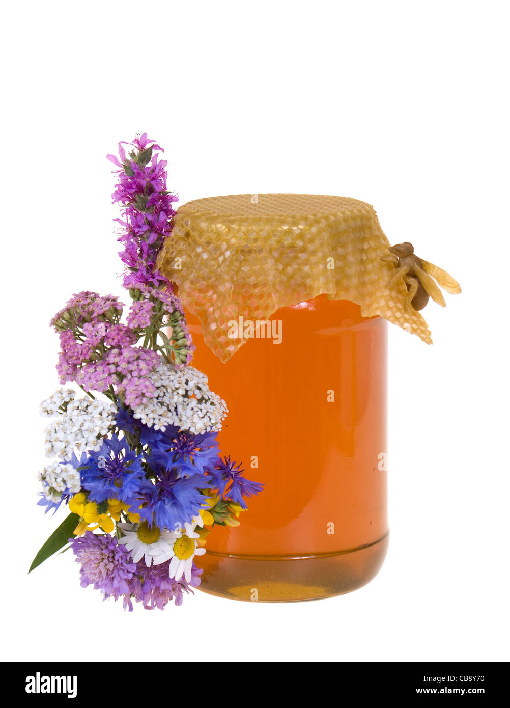Bouquet flowers on jar Cut Out Stock Images & Pictures - Alamy