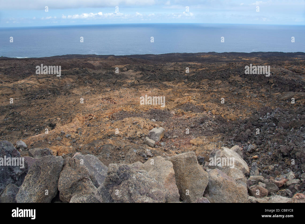 French Overseas territory, Reunion Island. The Great Burn (aka La ...
