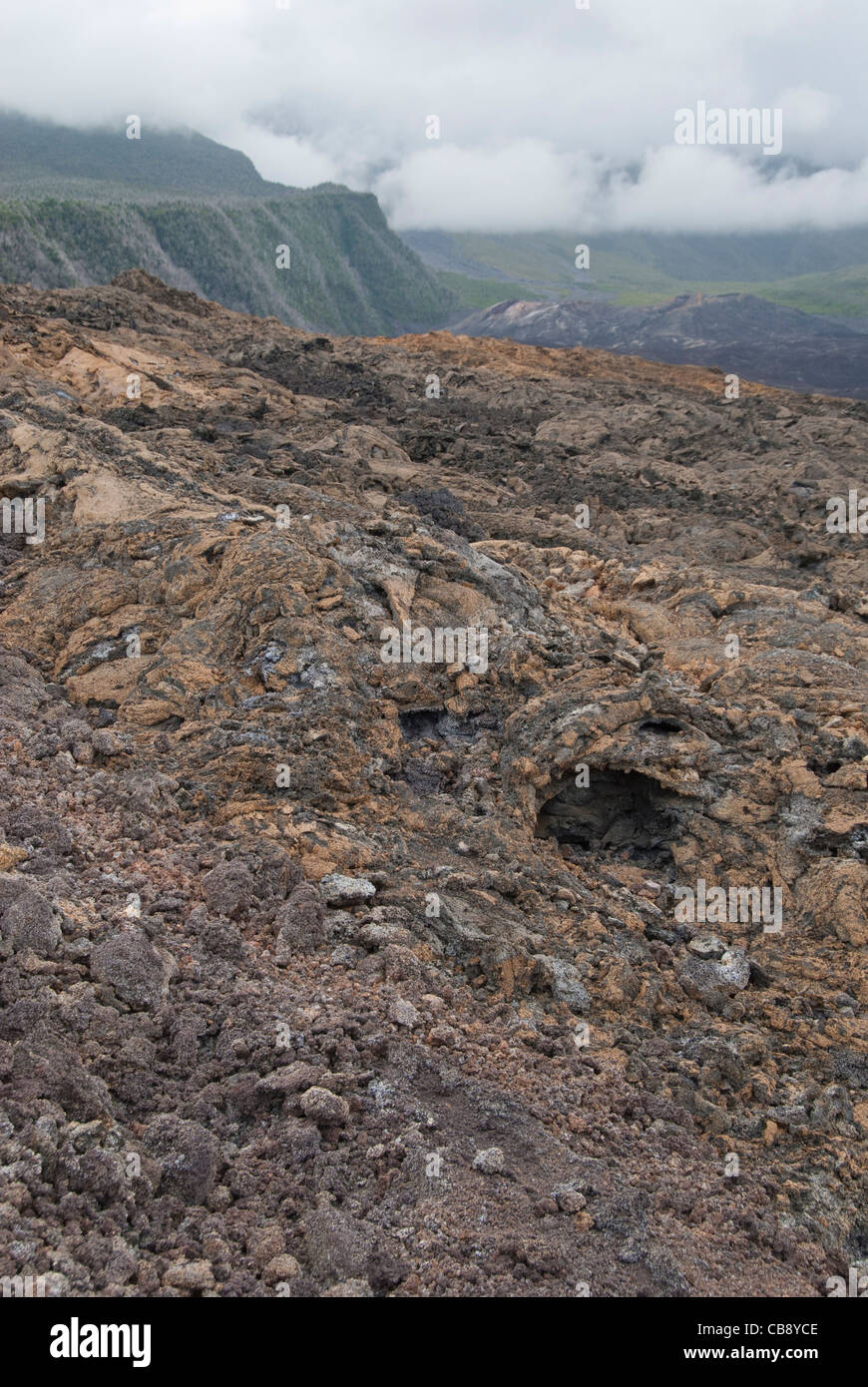 French Overseas territory, Reunion Island. The Great Burn (aka La ...