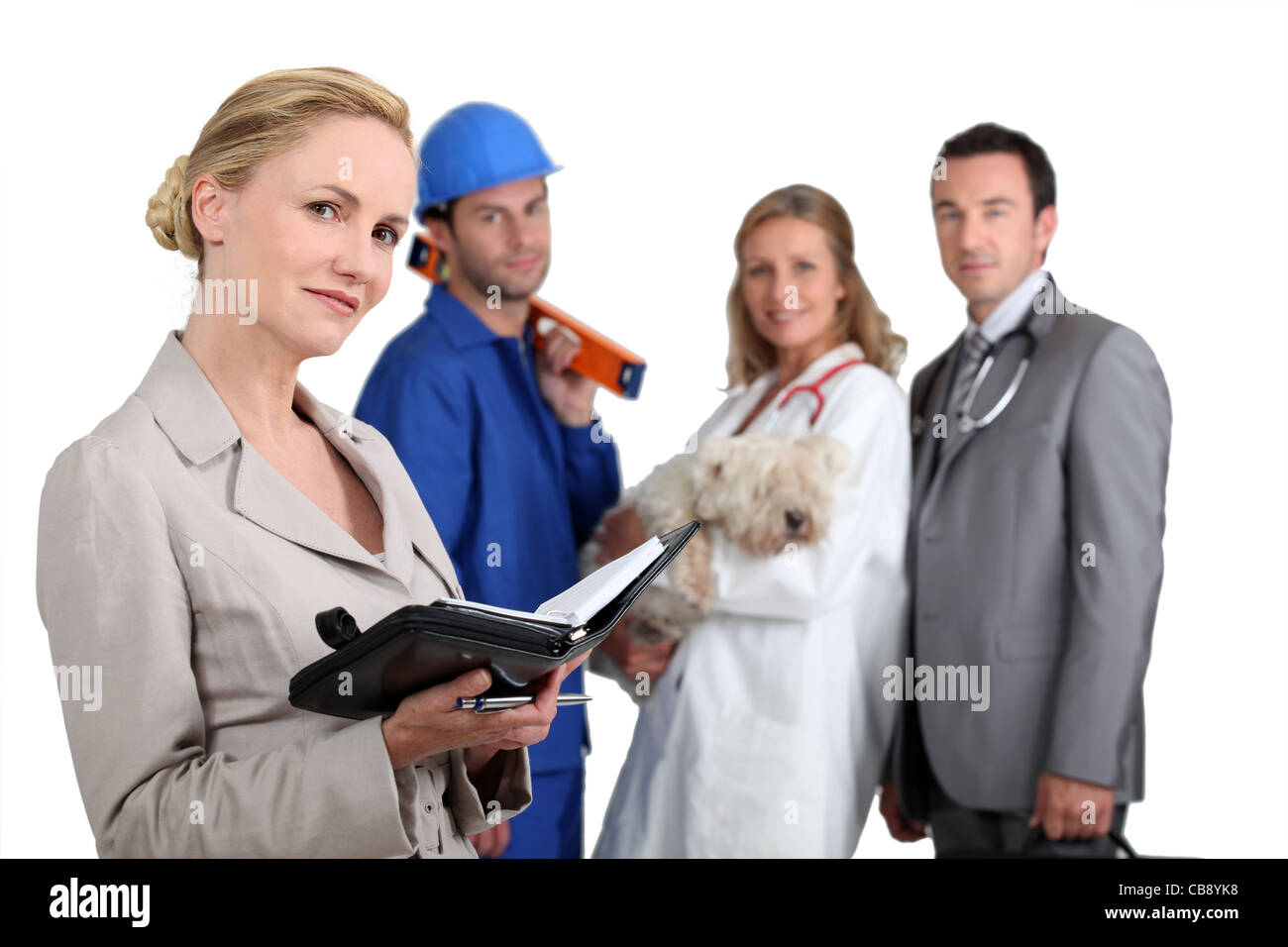 People from different employment backgrounds Stock Photo - Alamy