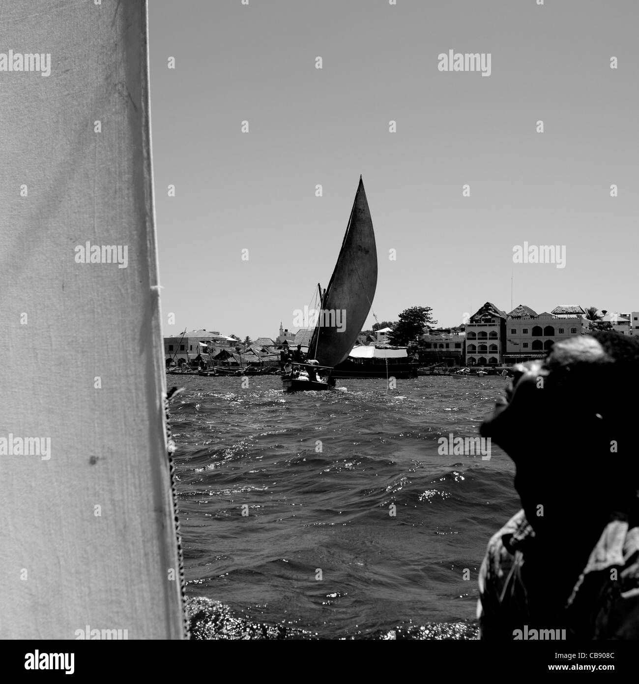 Lamu dhow Black and White Stock Photos & Images - Alamy