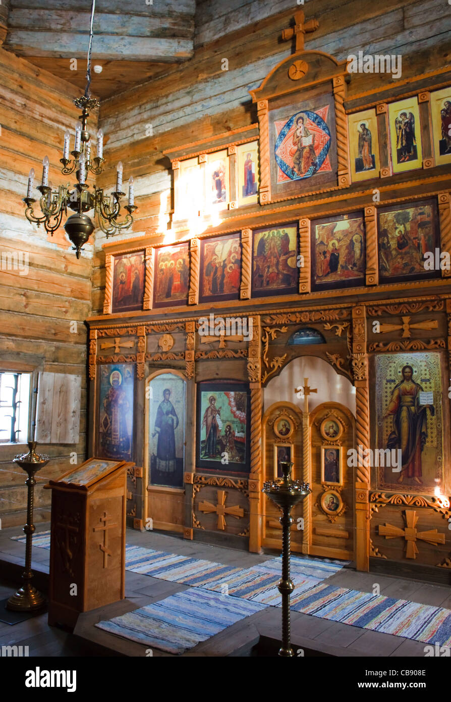 Russian church interior hi-res stock photography and images - Alamy