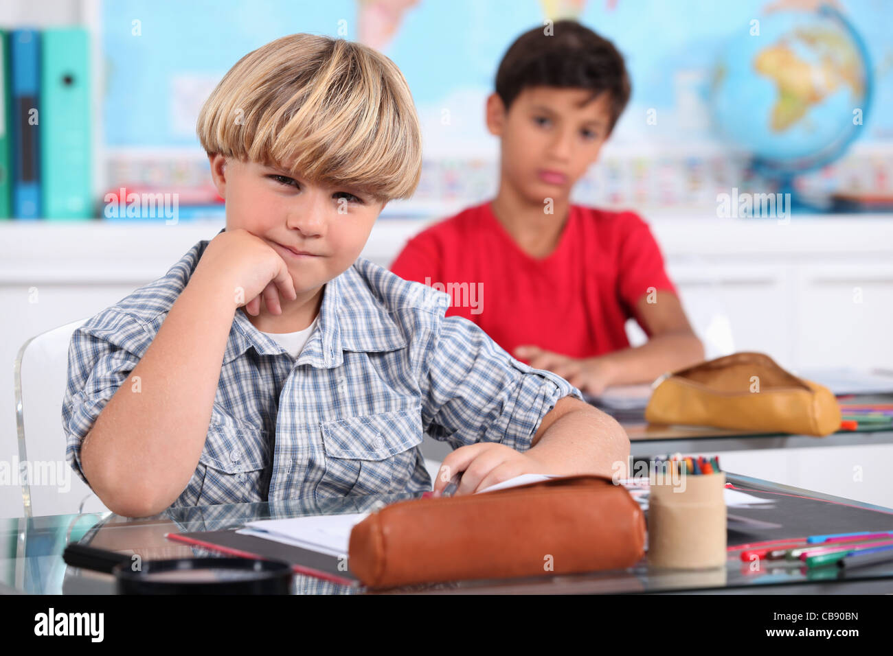 Seated male youth study hi-res stock photography and images - Alamy