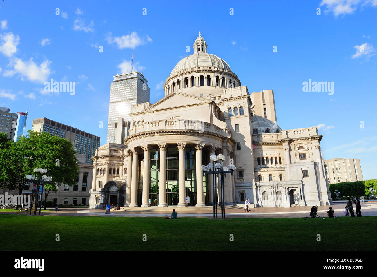 The First Church of Christ Scientist in Christian Science Plaza in Boston Stock Photo - Alamy