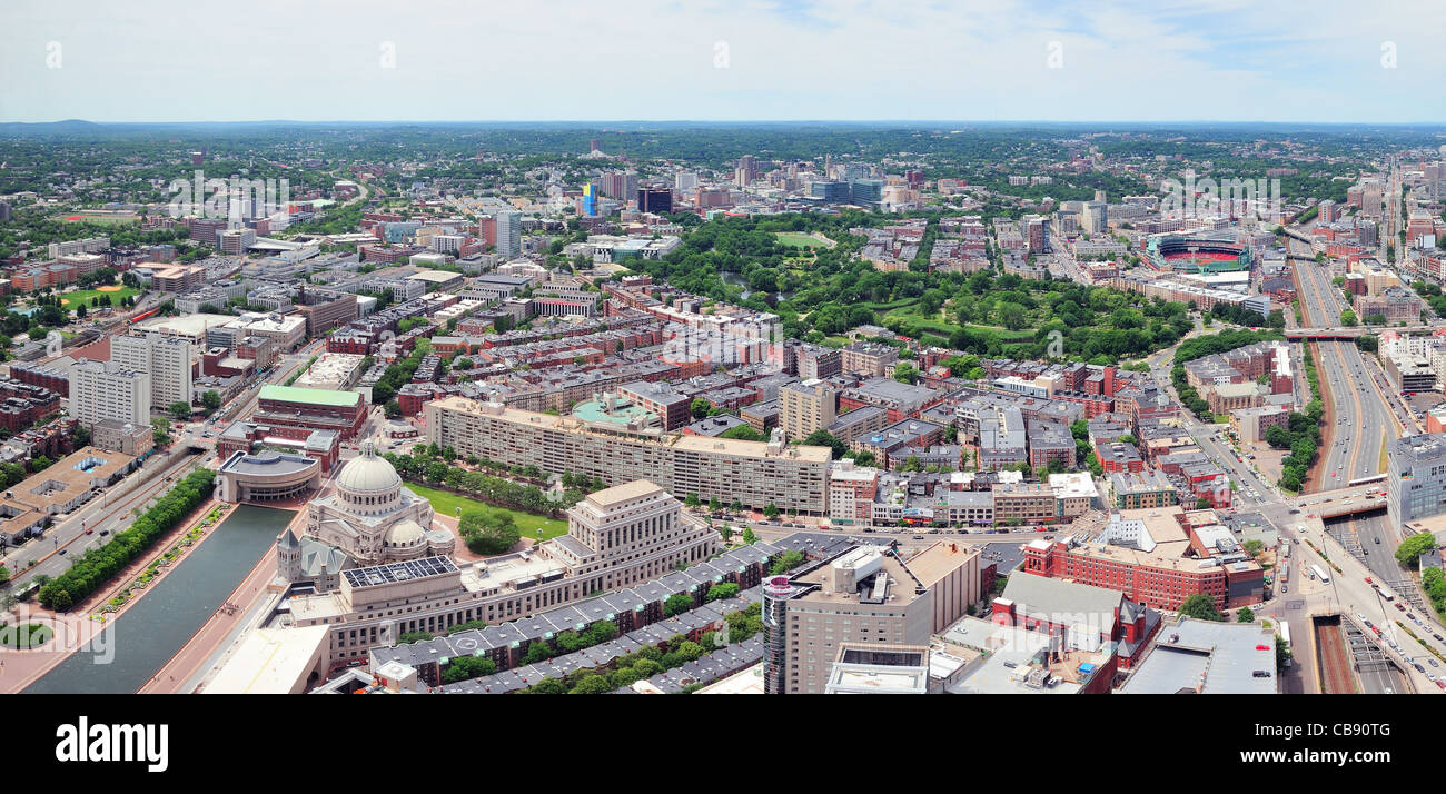 Aerial view fenway park hi-res stock photography and images - Alamy
