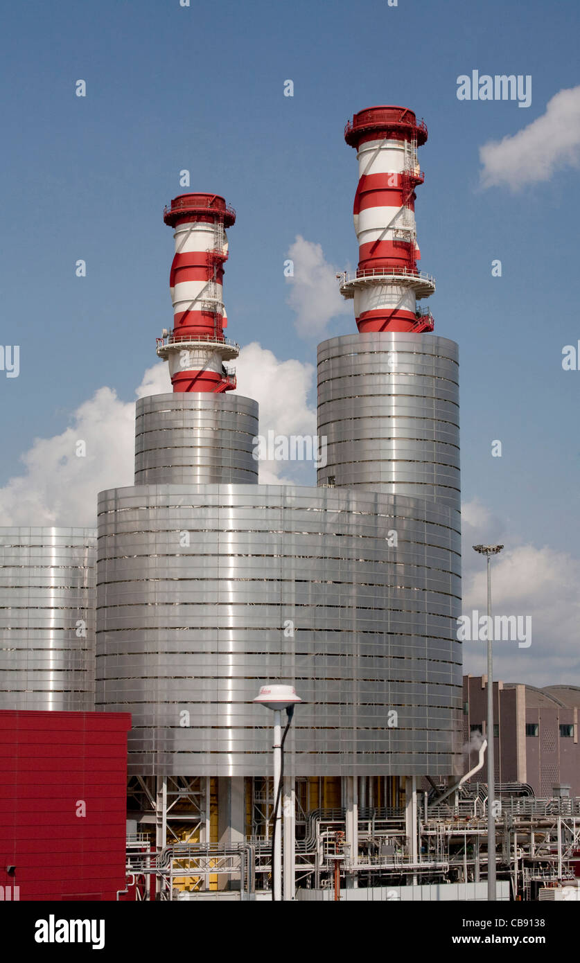 Ravenna power station Italy canal energy Stock Photo - Alamy