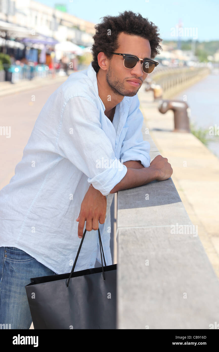 Man walking on ledge hi-res stock photography and images - Alamy