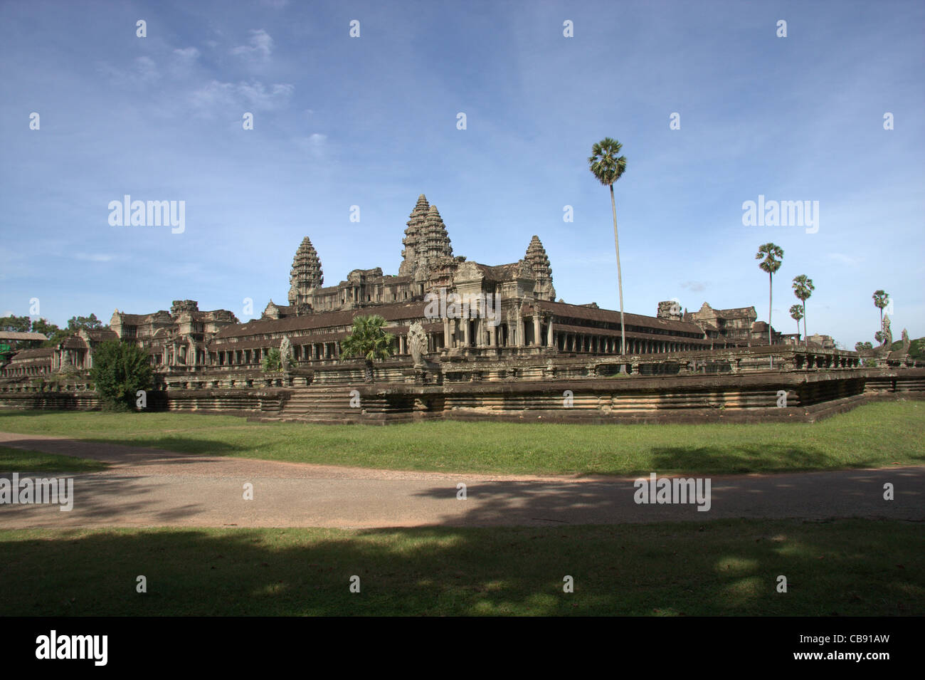 Wide view of Angkor Wat temple, Siem Reap, Cambodia Stock Photo - Alamy