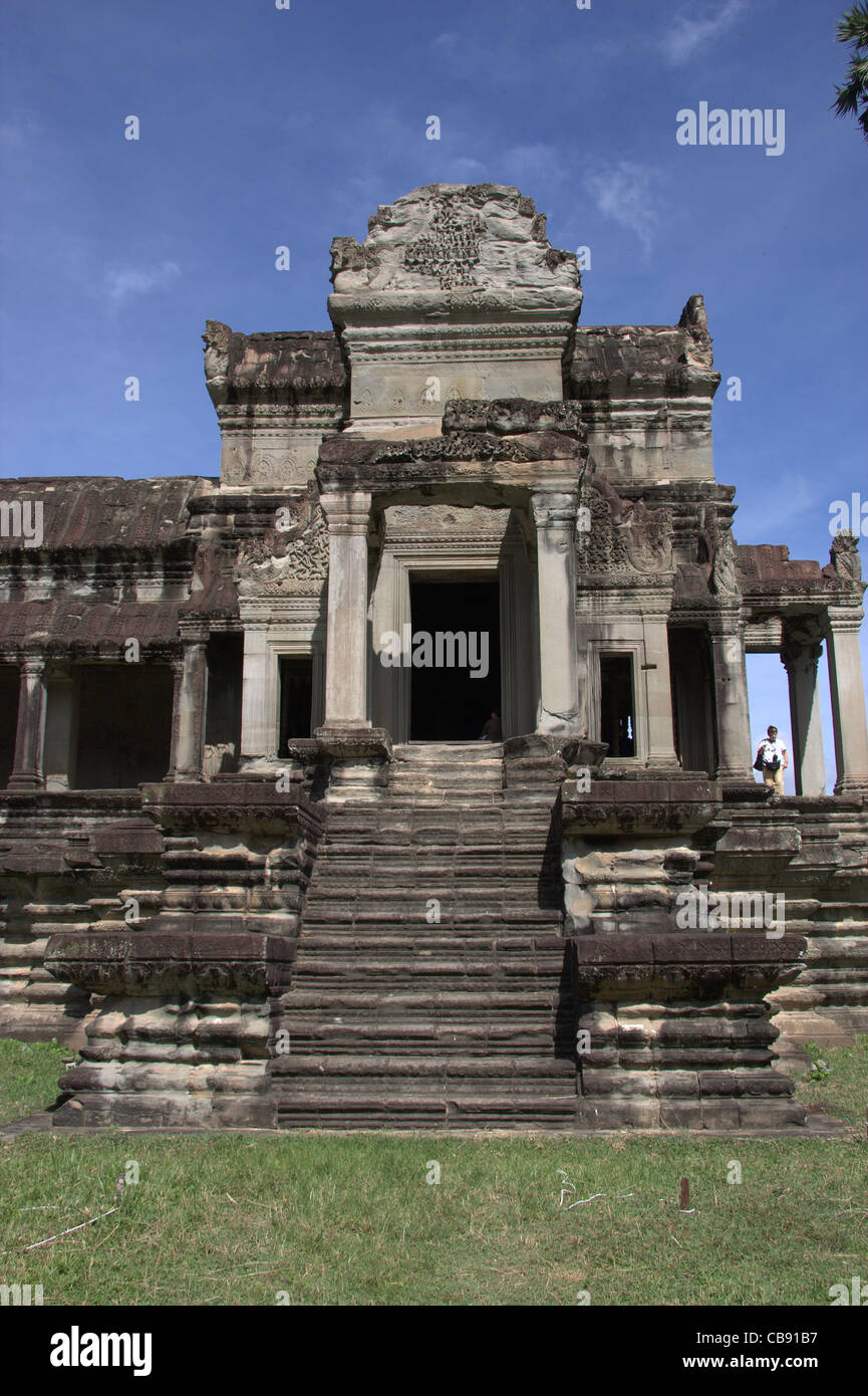 Angkor Wat temple stairs, Siem Reap, Cambodia Stock Photo - Alamy