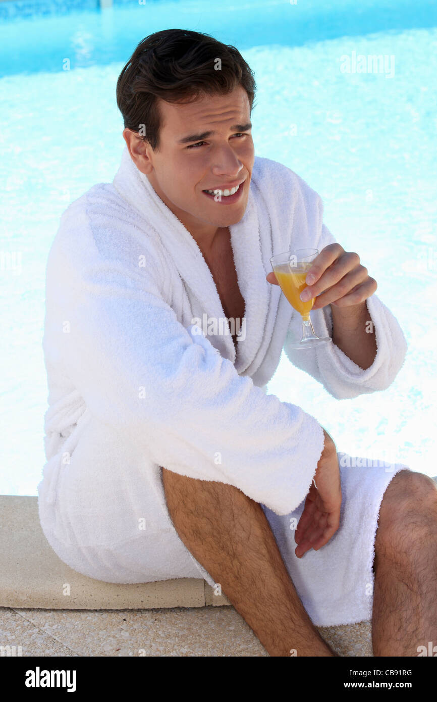 Teenager male swimming pool hi-res stock photography and images - Alamy