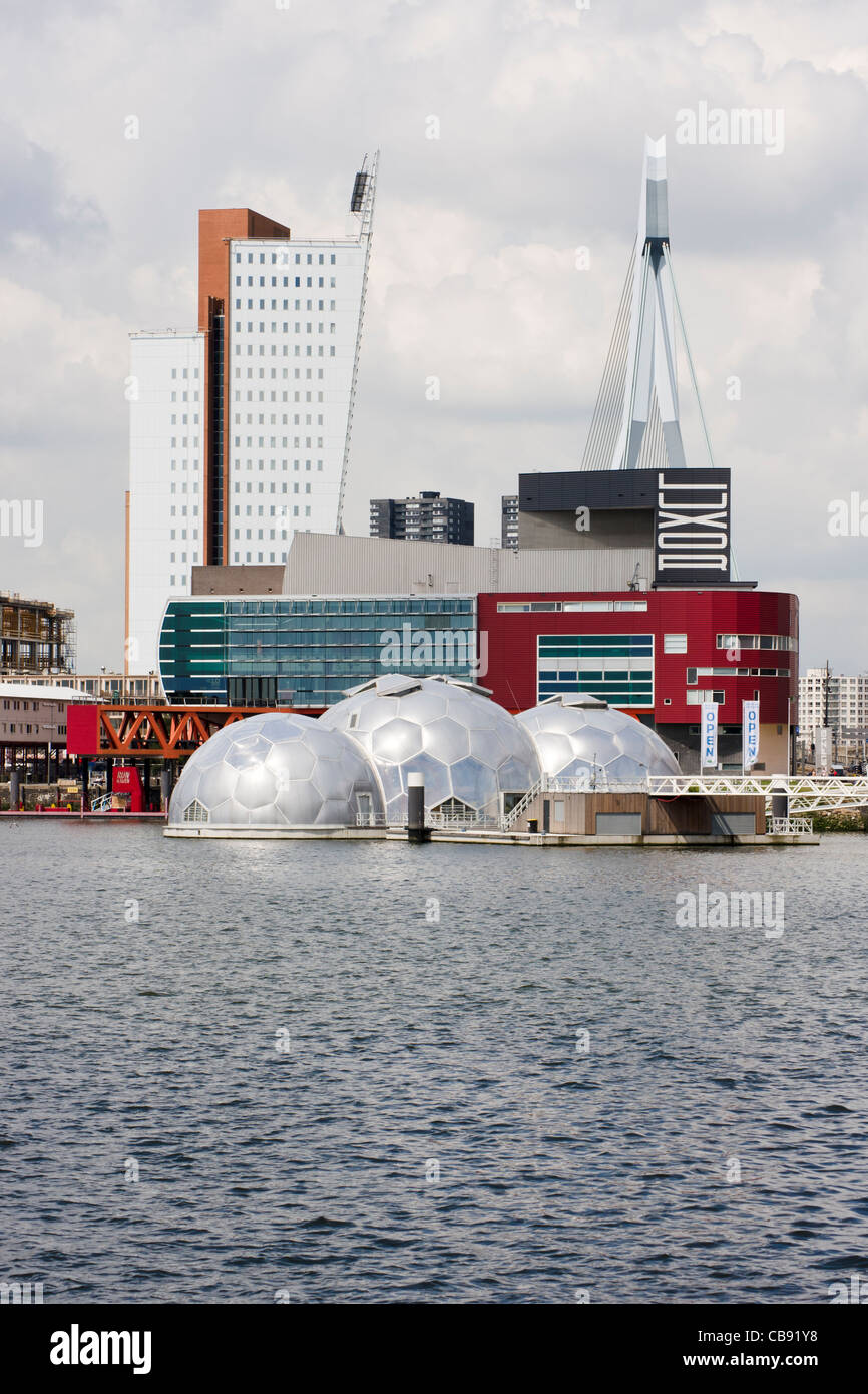 The Floating Pavilion, an exhibition pavilion in the Rotterdam City ...