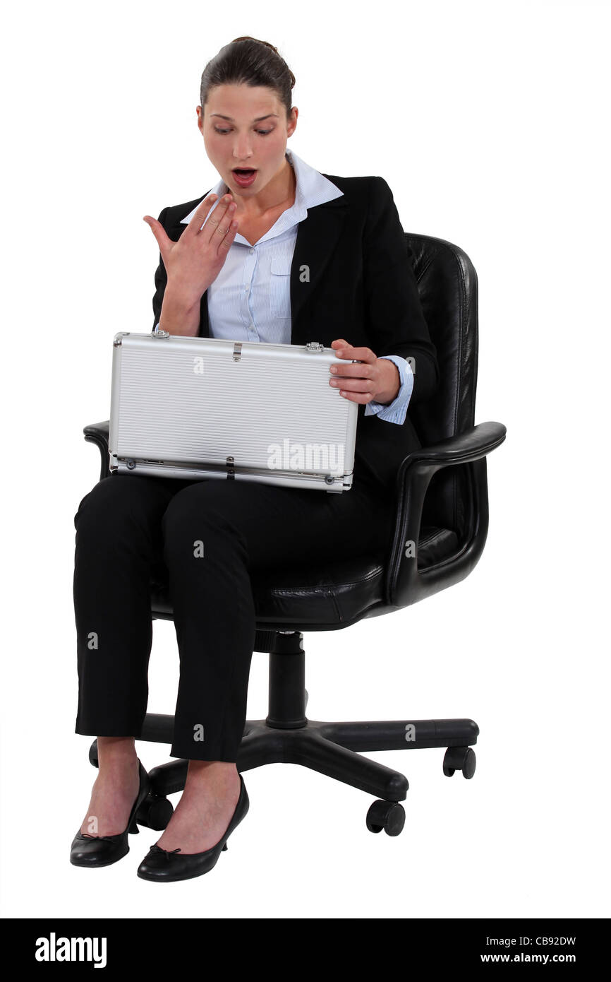 Opening a briefcase hi-res stock photography and images - Alamy