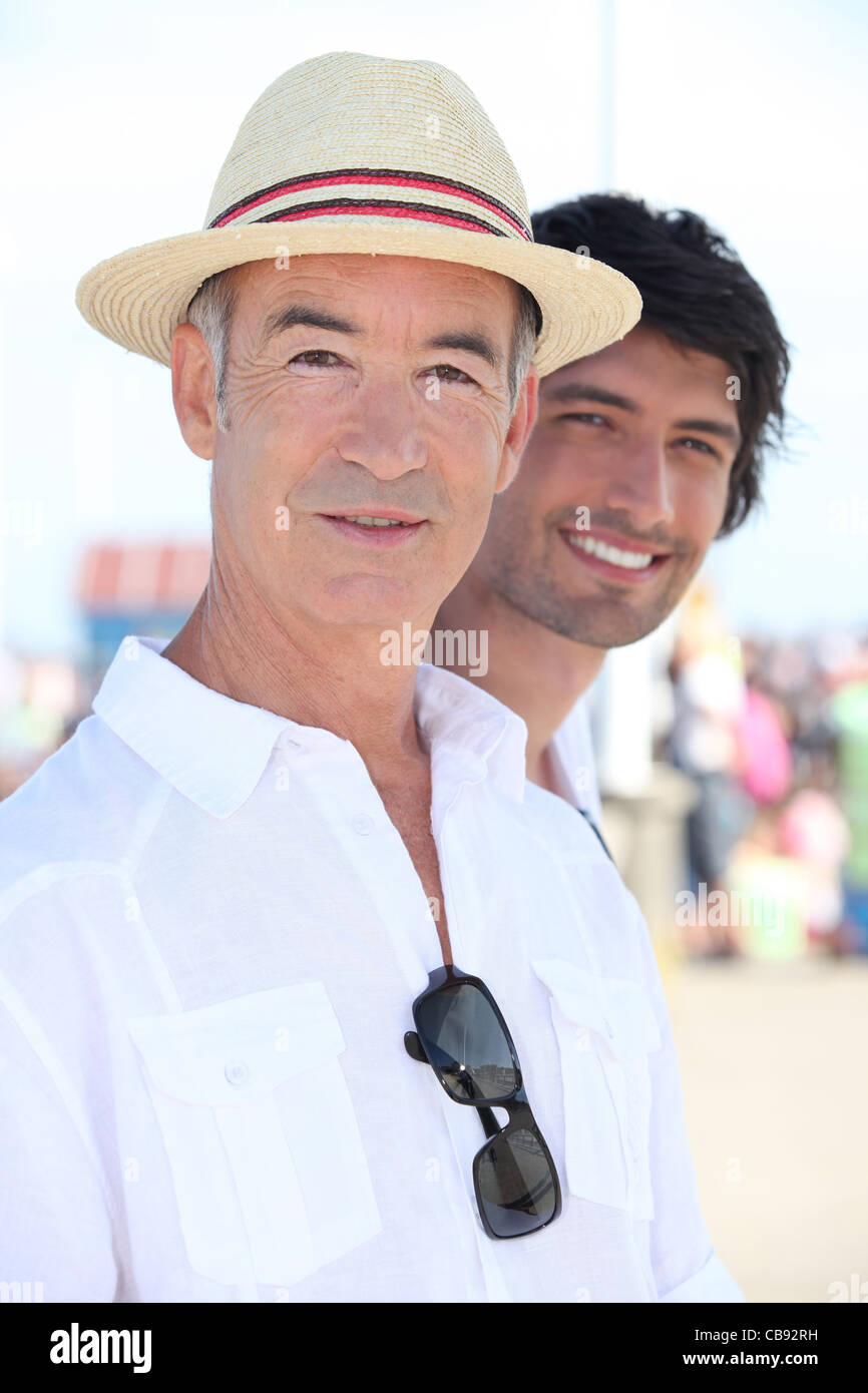 portrait of a man with hat Stock Photo - Alamy