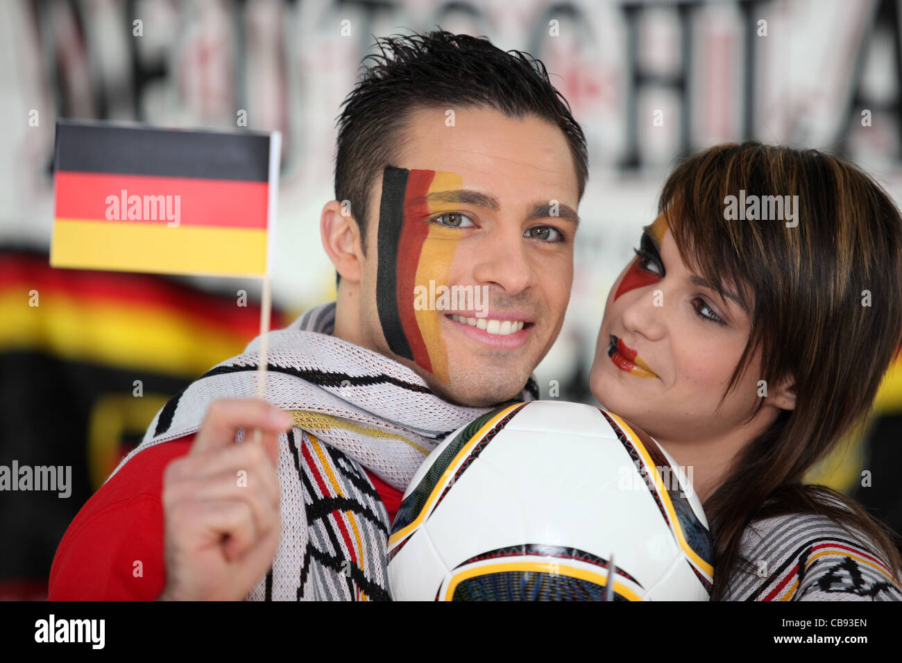 German football supporters Stock Photo - Alamy