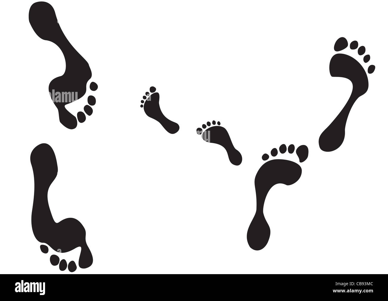 traces of people Stock Photo - Alamy