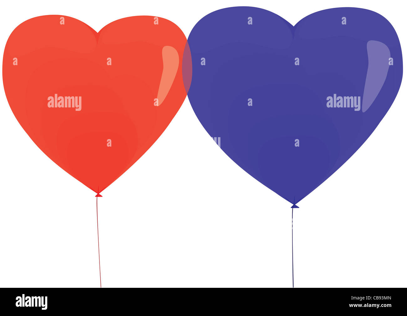 Engagement balloons Cut Out Stock Images & Pictures - Alamy