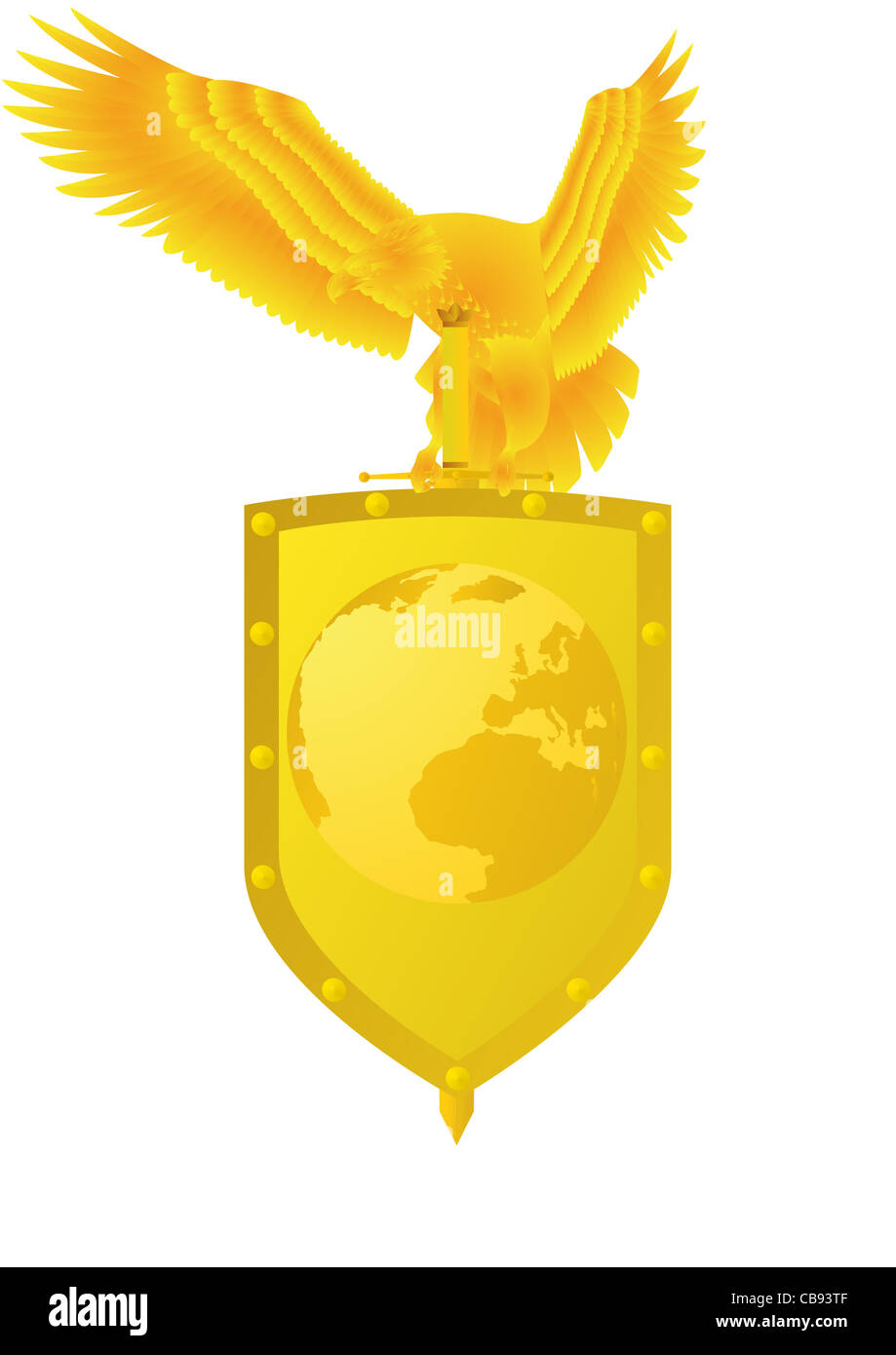 Eagle holding sword hi-res stock photography and images - Alamy