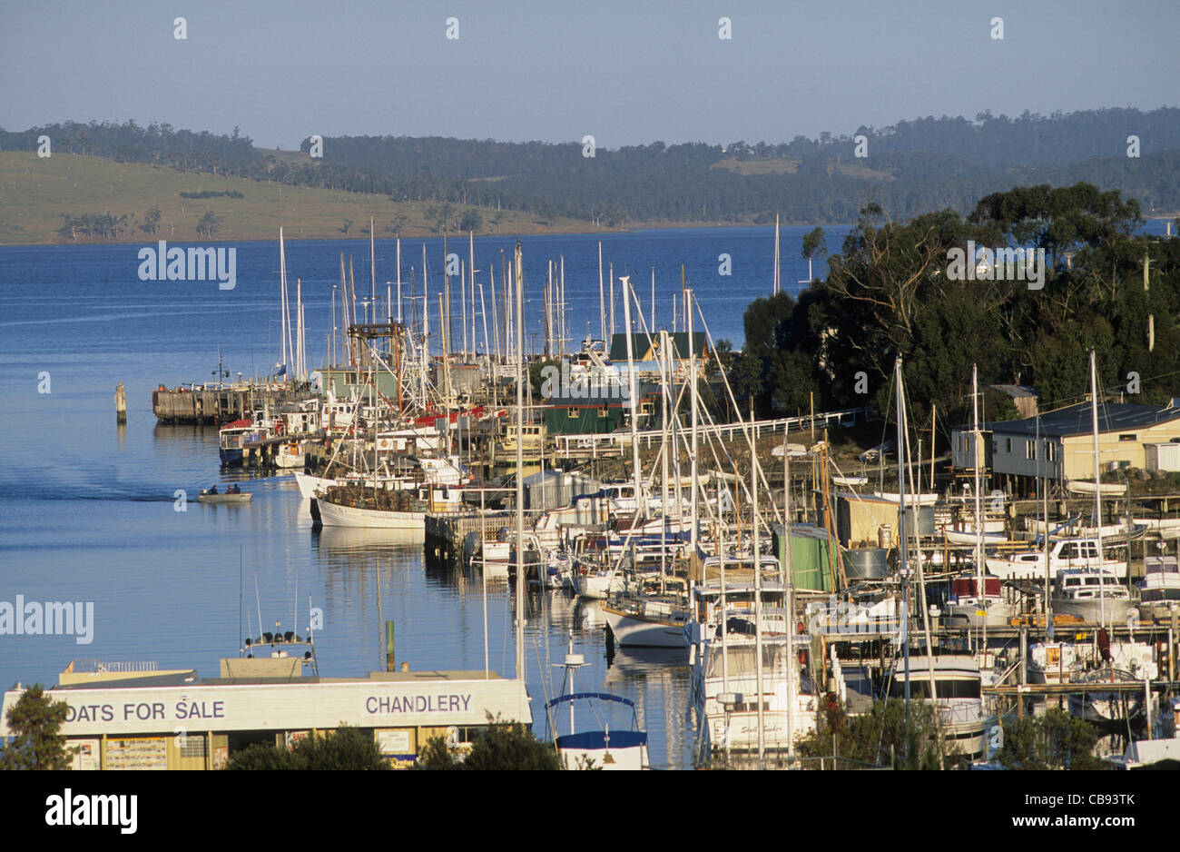 Australia, Tasmania, Kettering fishing port, where you can catch the ...