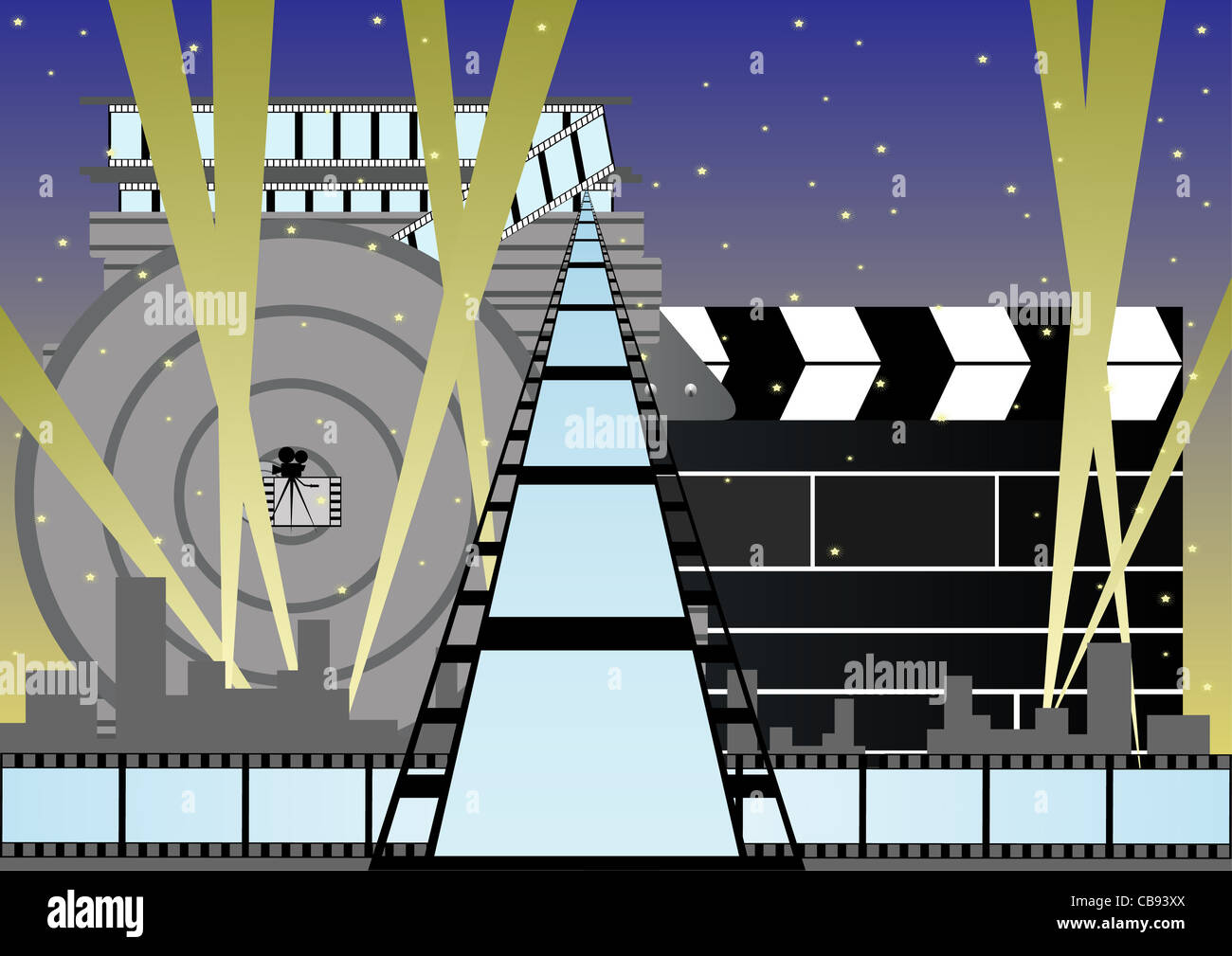 Film industry and film Stock Photo - Alamy