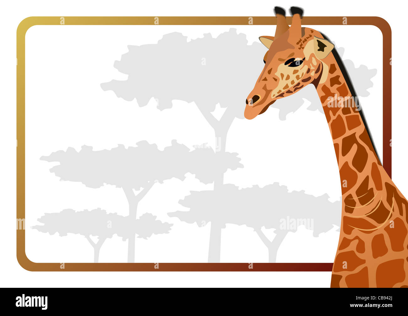 Giraffe with crown hi-res stock photography and images - Alamy