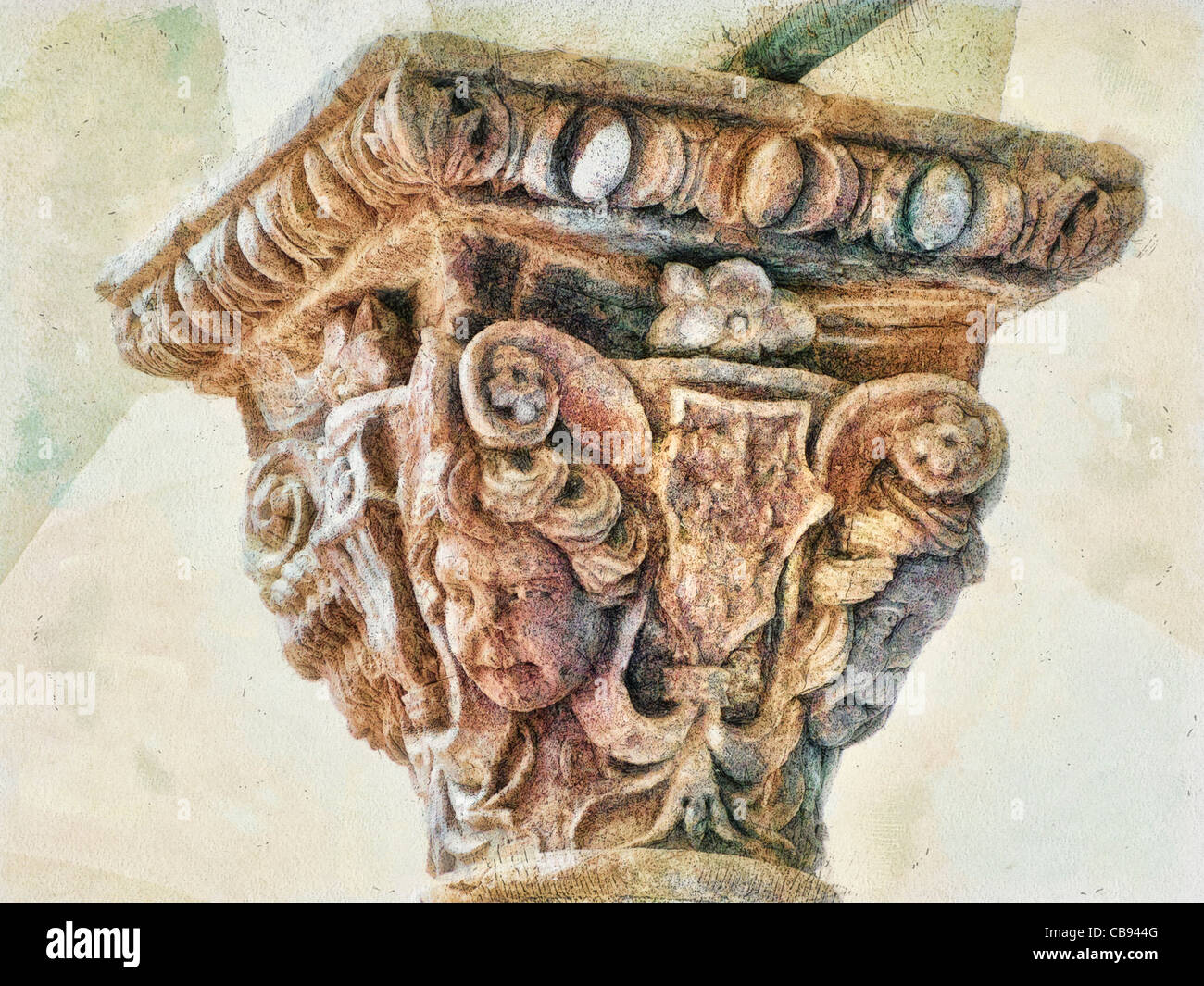 Capital with heads hi-res stock photography and images - Alamy