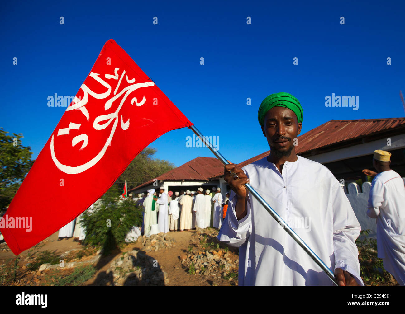 Male Procession, Tribute To The Shariff, During Maulidi Festival, Lamu ...