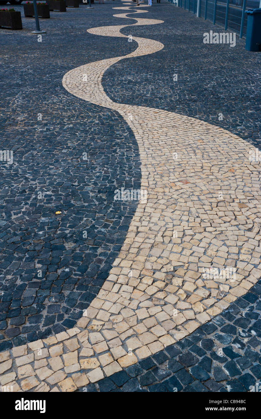 Block Stone Paving Stock Photo - Alamy