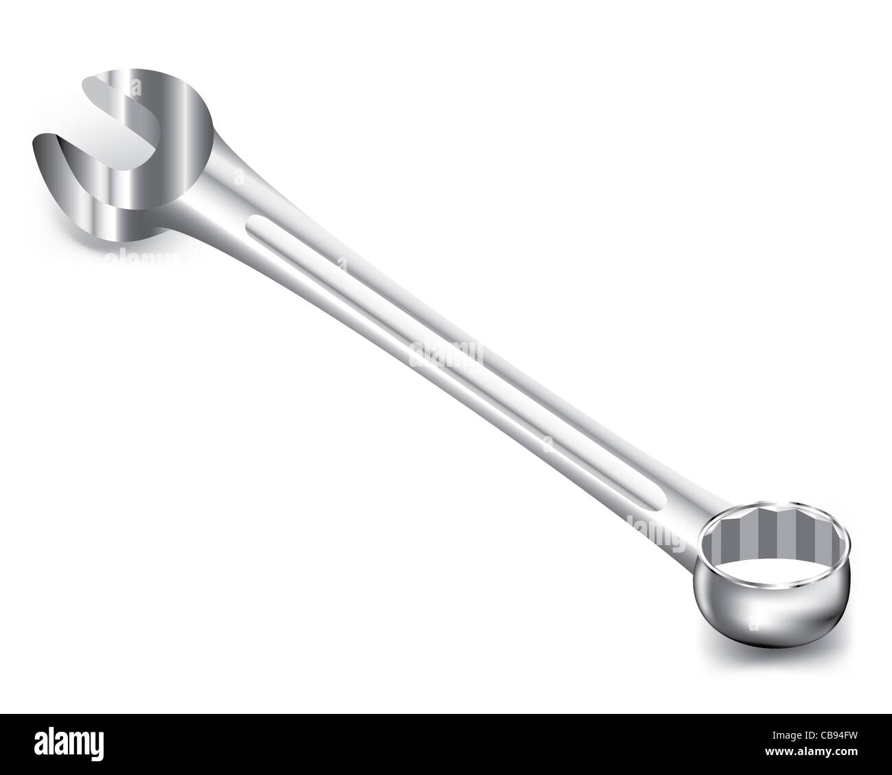 Mechanic spanner tool in Cut Out Stock Images & Pictures - Alamy