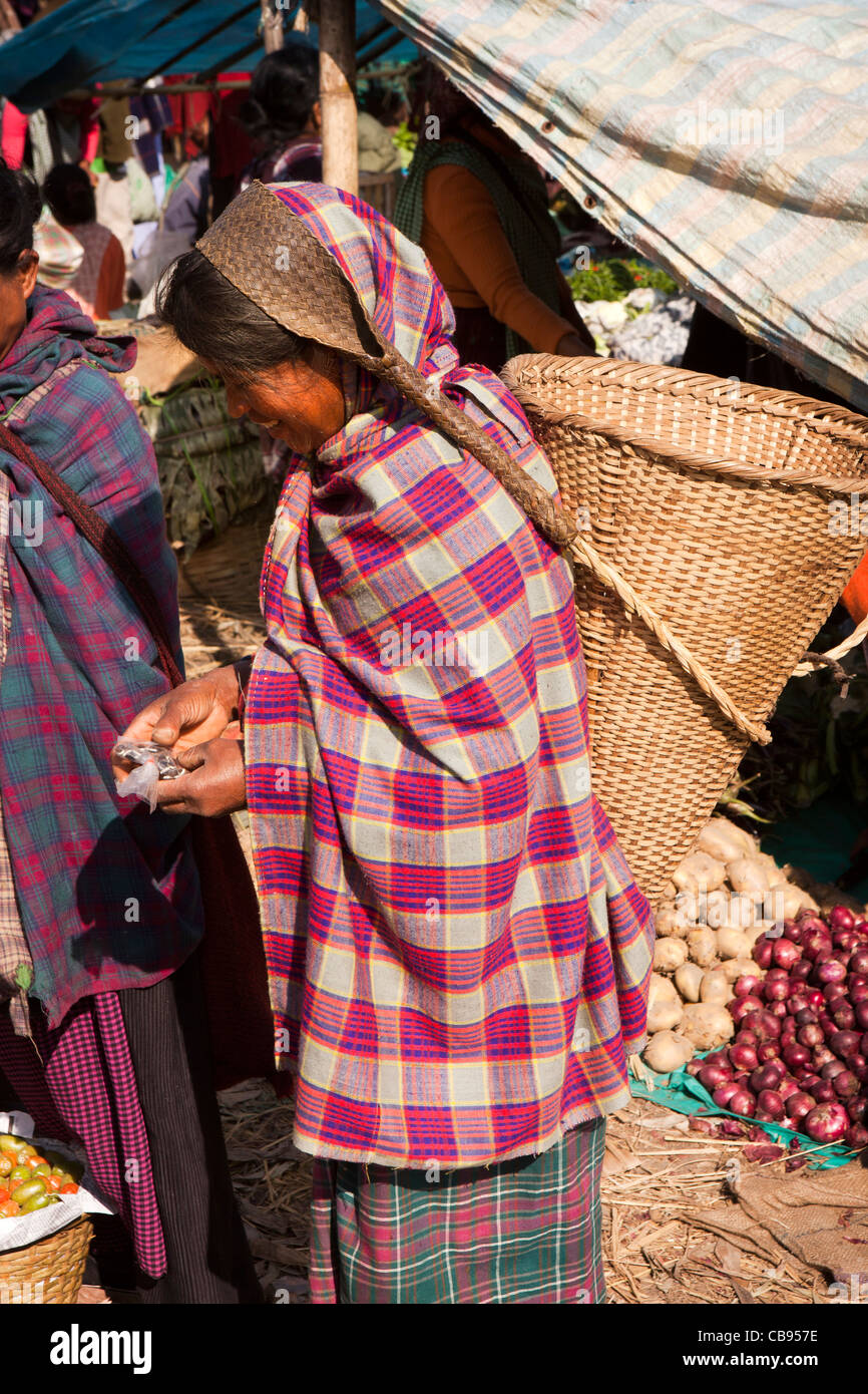 India, Meghalaya, Jaintia Hills, Shillong district, Ummulong Bazar ...