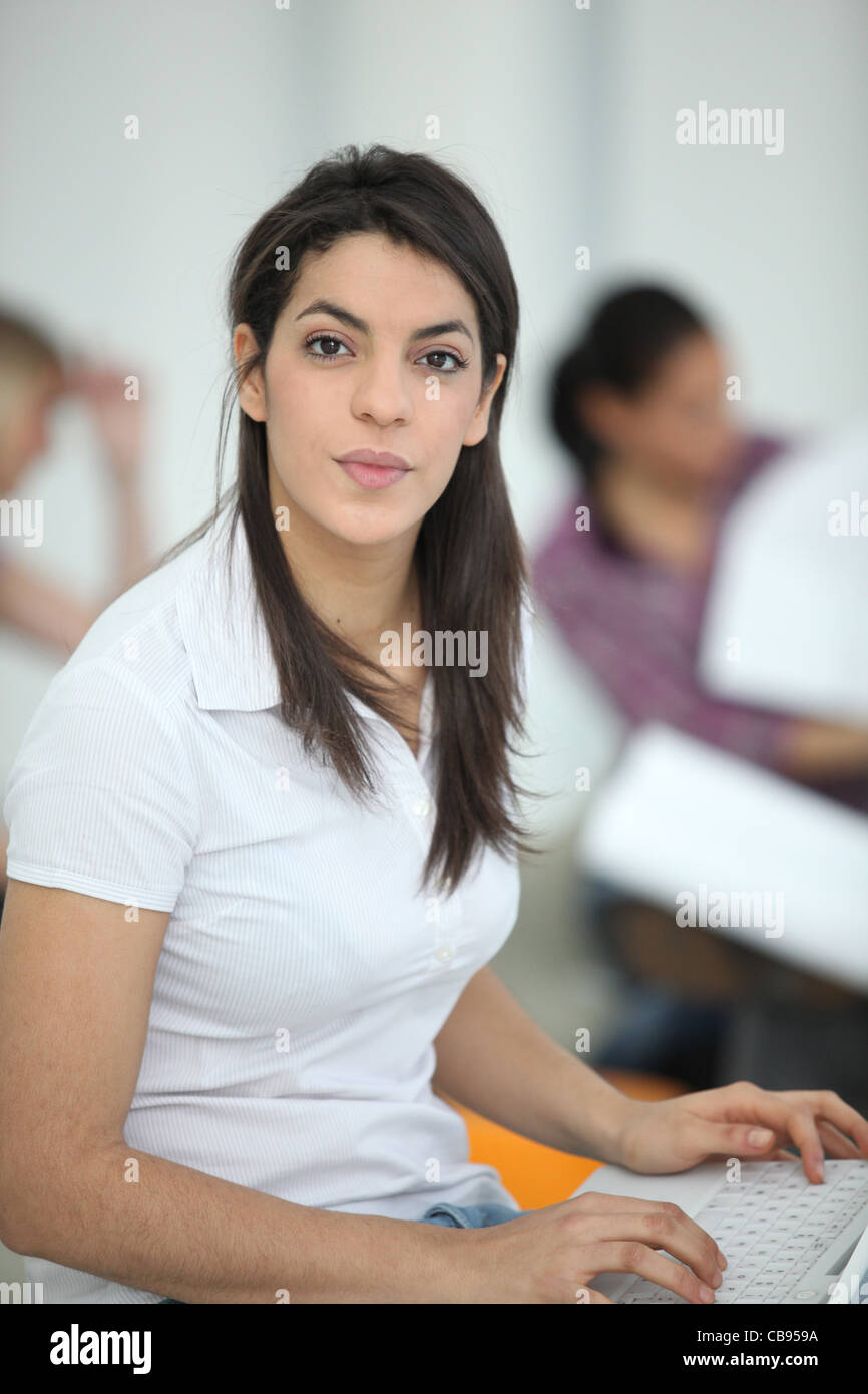 Portrait of a confident student Stock Photo - Alamy