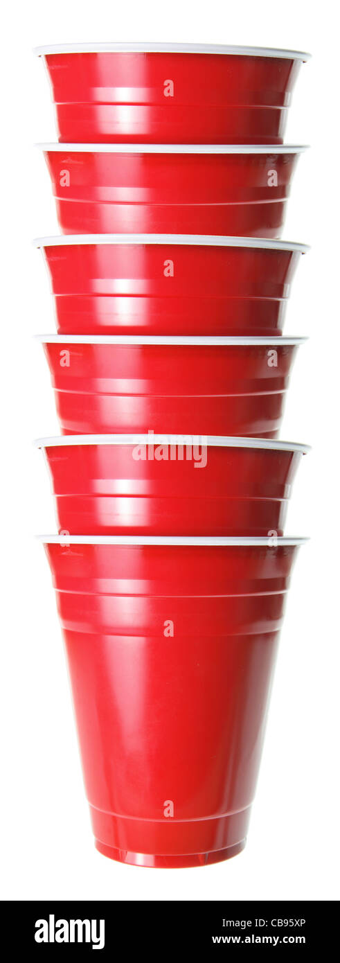 Stack of Plastic Cups Stock Photo - Alamy