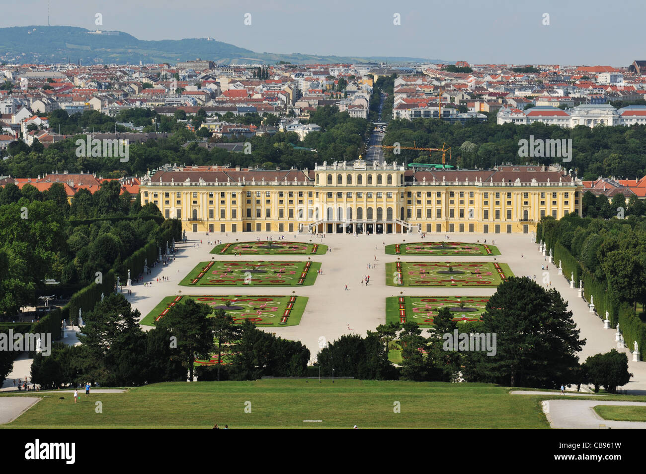 Schonbrunn imperial palace (Vienna, Austria Stock Photo - Alamy