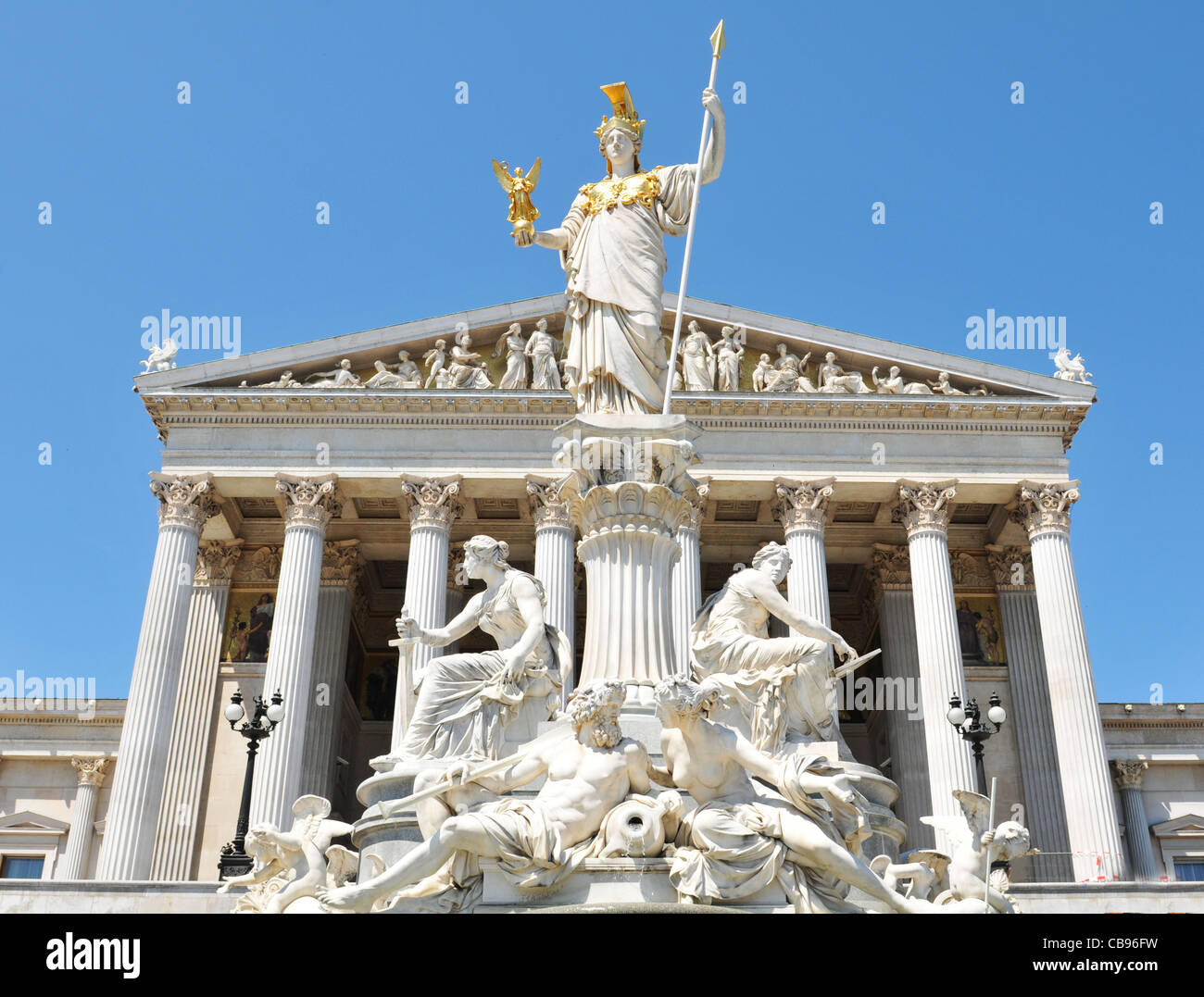 Austrian Parliament building in Vienna Stock Photo - Alamy