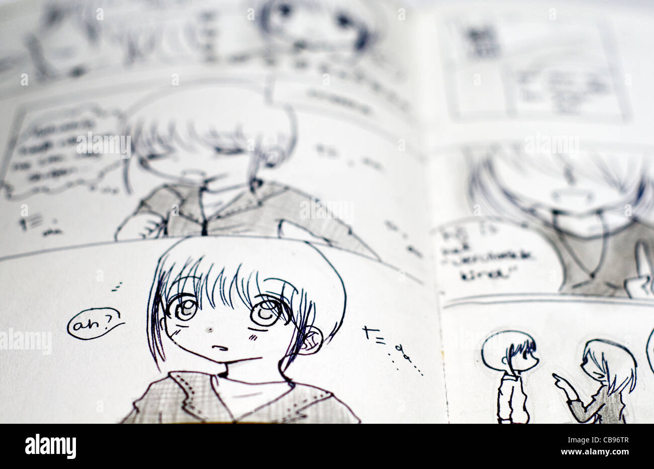 Drawing anime hi-res stock photography and images - Alamy