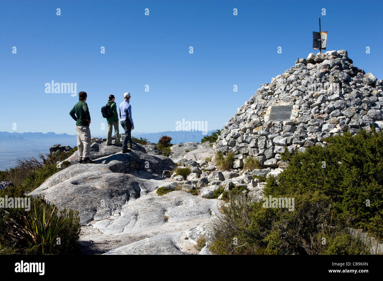 Cape Town: Table Mountain - Maclear's Beacon Stock Photo - Alamy