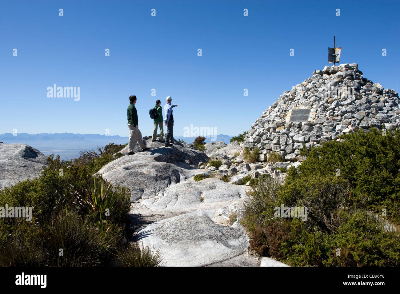 Cape Town: Table Mountain - Maclear's Beacon Stock Photo - Alamy
