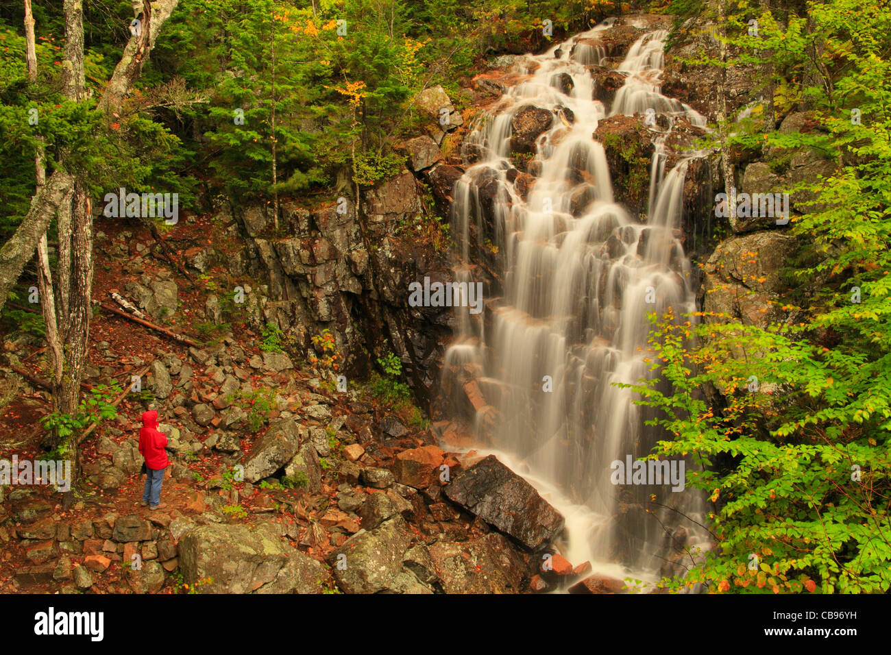 Waterfall Bridge, Hadlock Brook Loop Carriage Road, Acadia National ...