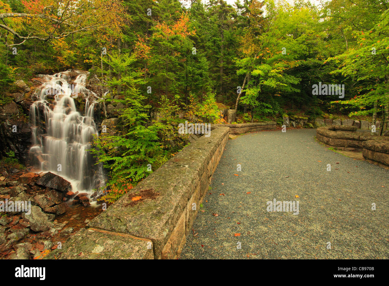 Waterfall Bridge, Hadlock Brook Loop Carriage Road, Acadia National ...