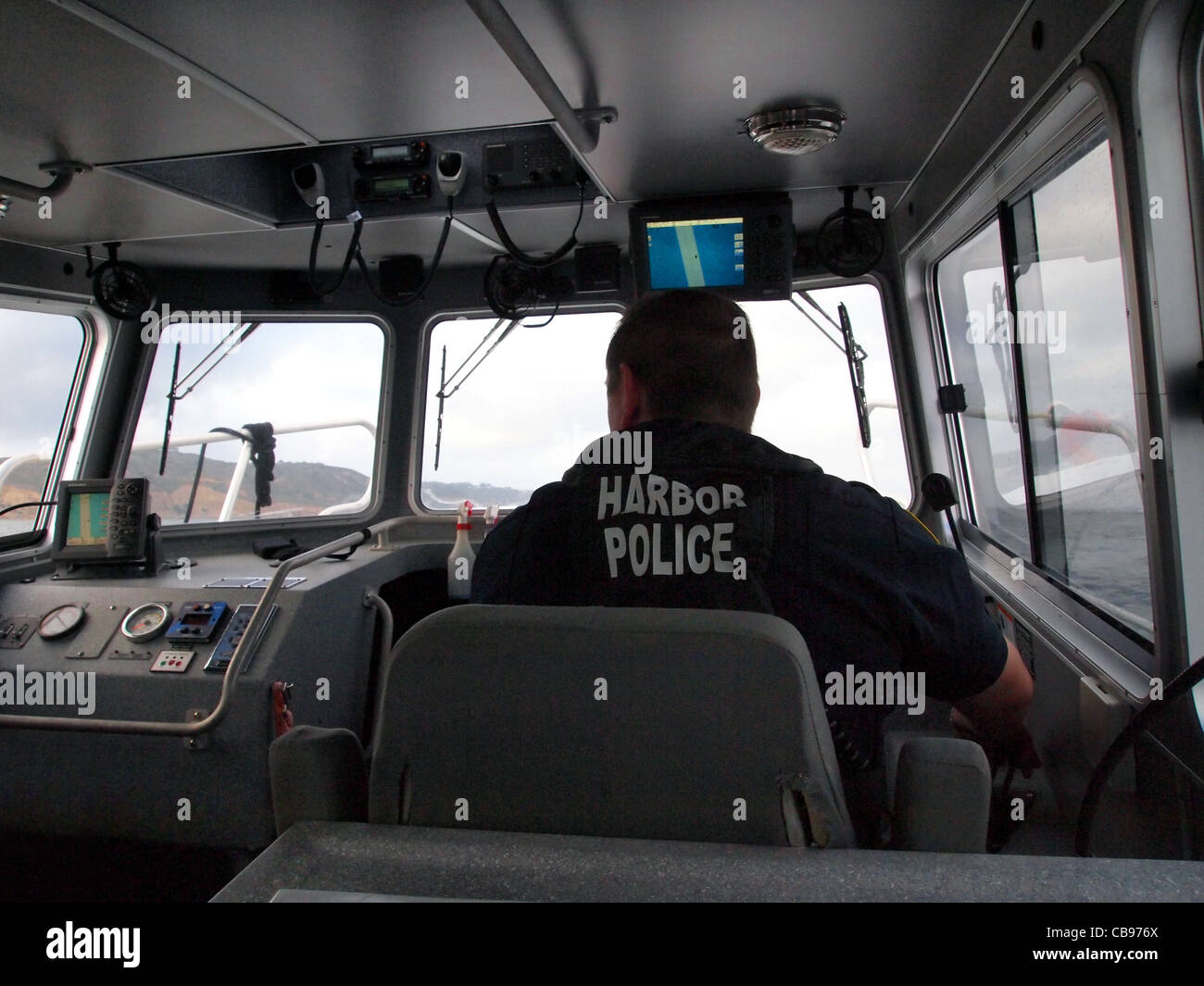 San Diego Harbor Police Stock Photo - Alamy