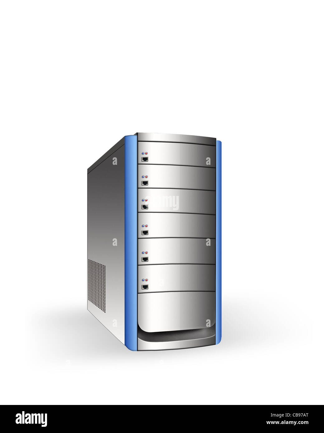 Modern data center Cut Out Stock Images & Pictures - Alamy