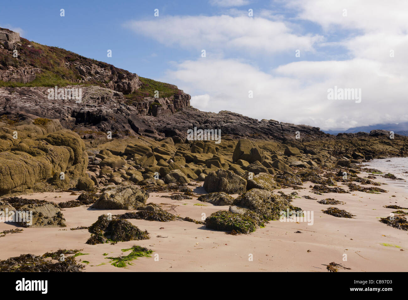 Melvaig United Kingdom Scotland GB Sands Beach Stock Photo - Alamy
