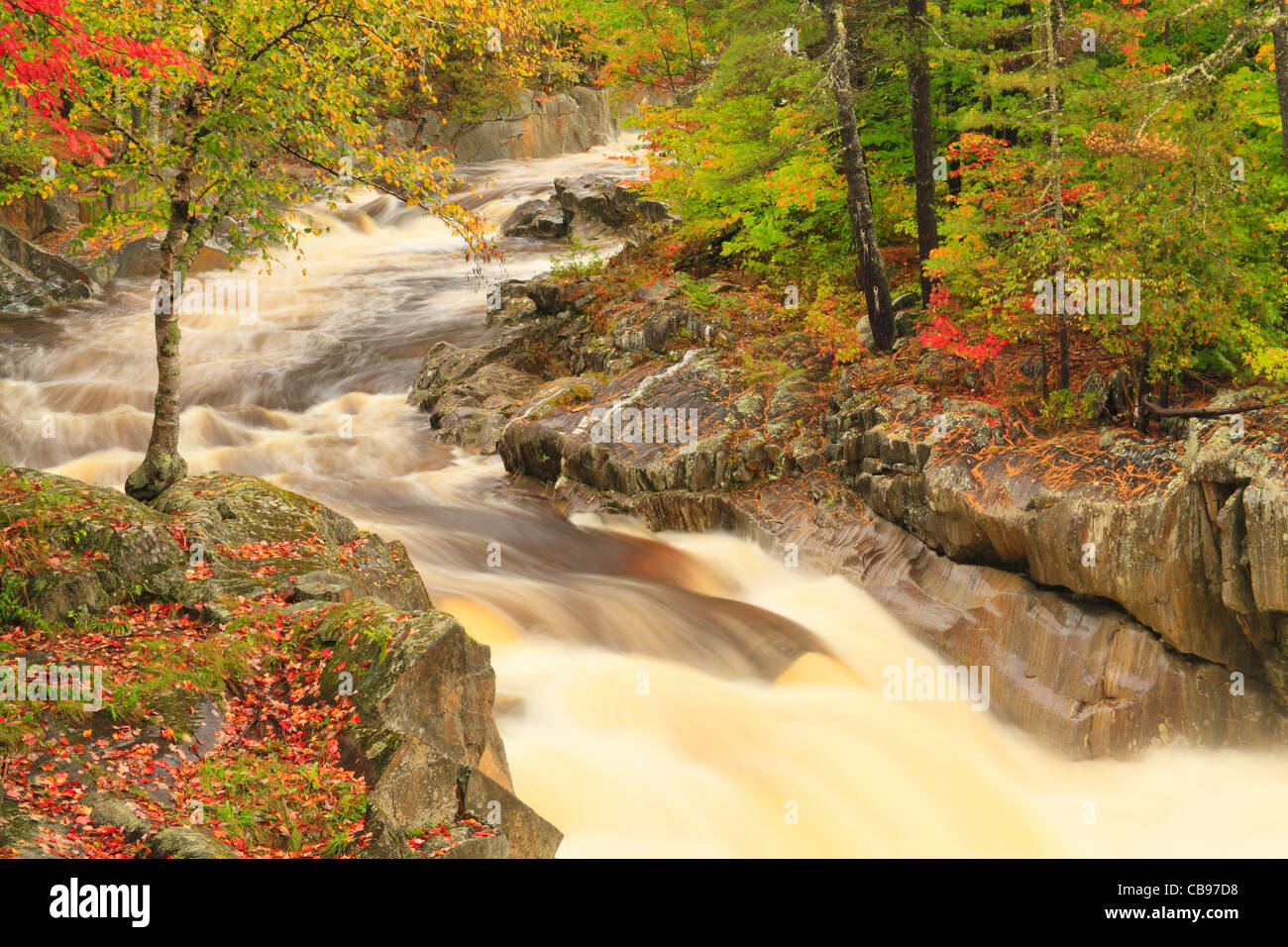 Coos Canyon of the Swift River, Byron, Maine, USA Stock Photo - Alamy