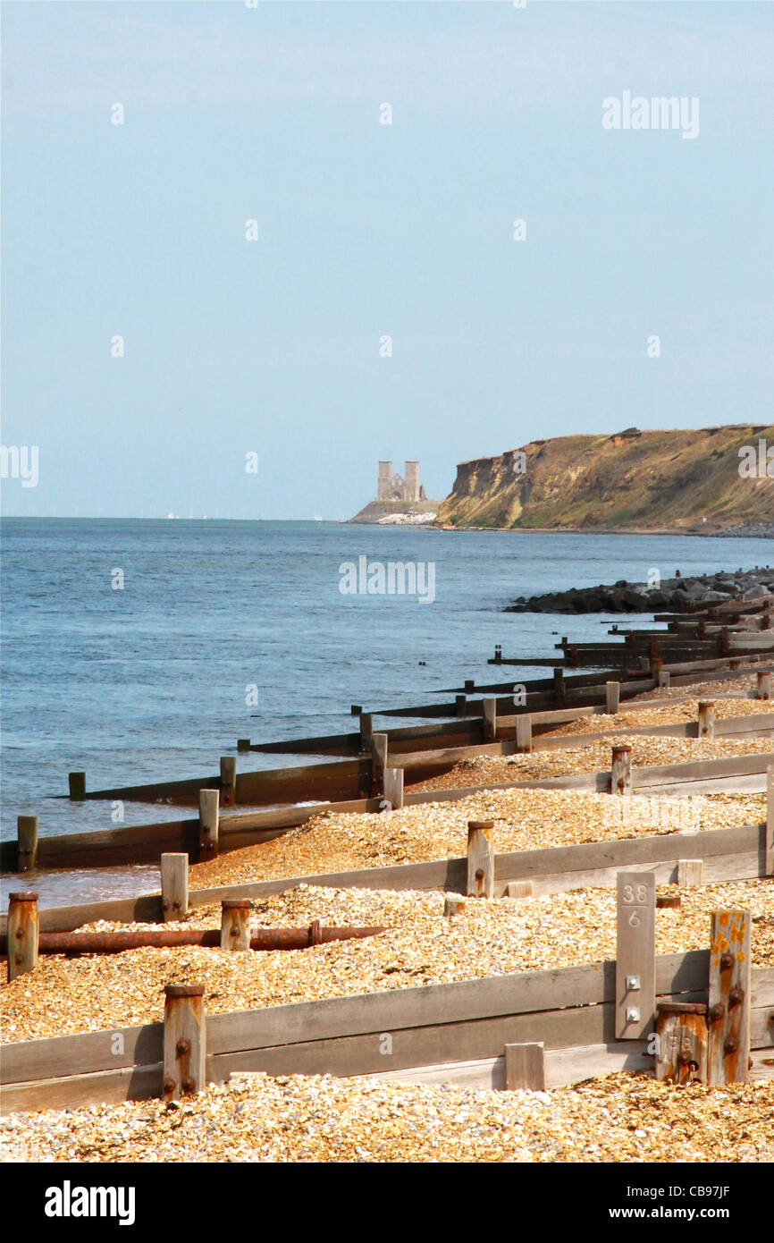 Reculver Towers, Herne Bay, Kent. England. UK Stock Photo - Alamy