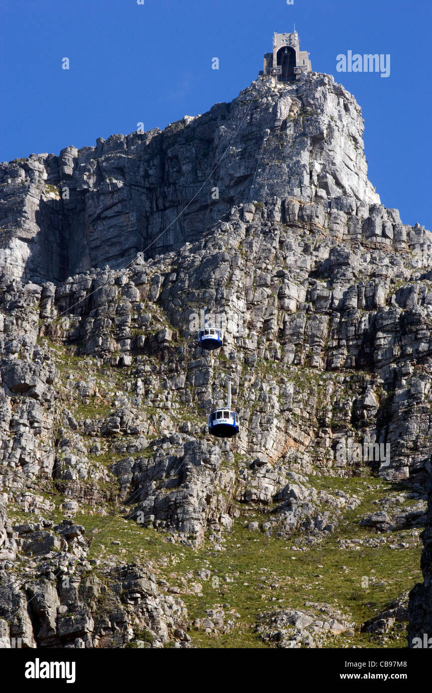 Cape Town: Table Mountain cableway Stock Photo - Alamy