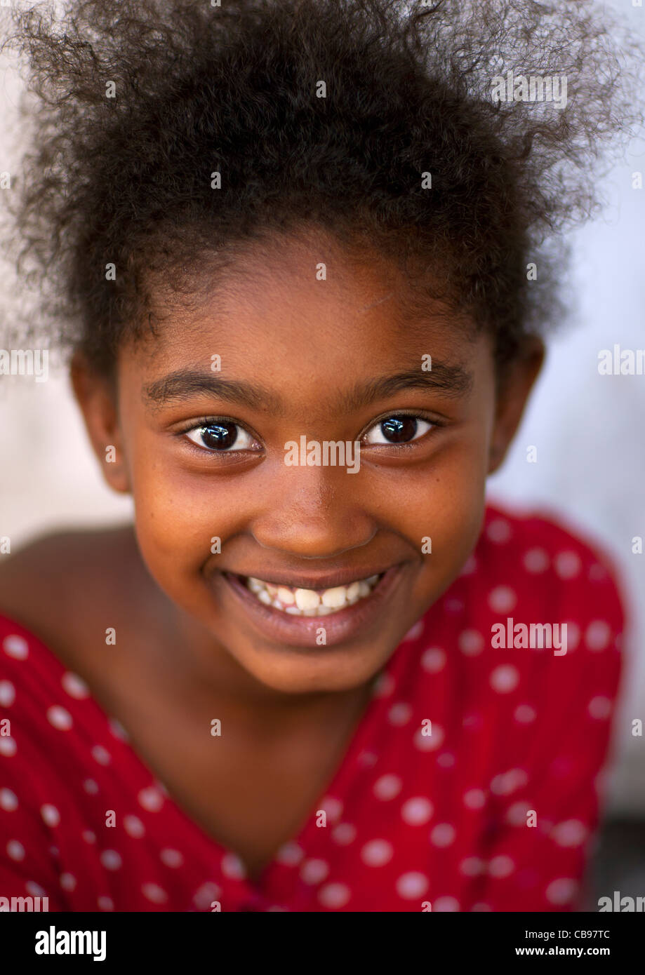 Lamu Kenya Africa swahili young girl beautiful smile Stock Photo - Alamy