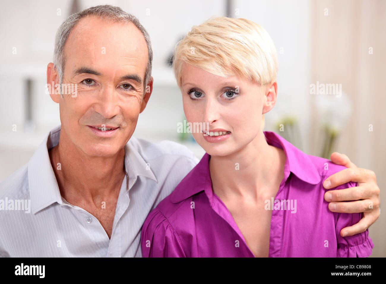 portrait of a father and daughter Stock Photo - Alamy