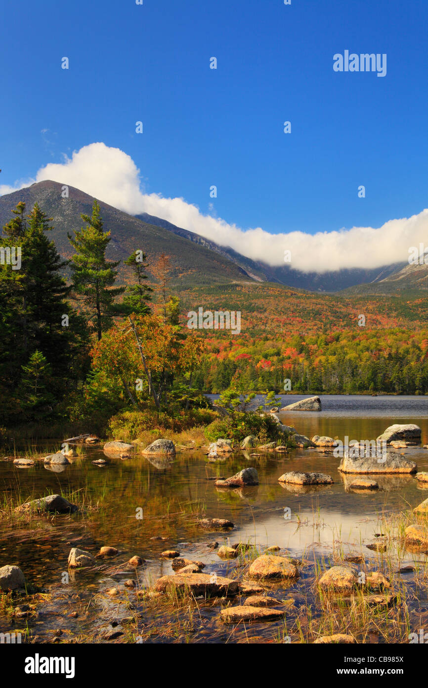 Sandy Stream Pond with Mount Katahdin, Baxter State Park, Millinocket ...