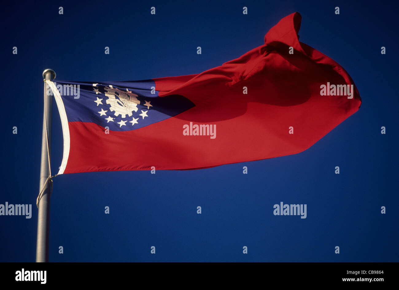 National flag / colours - Myanmar Stock Photo - Alamy