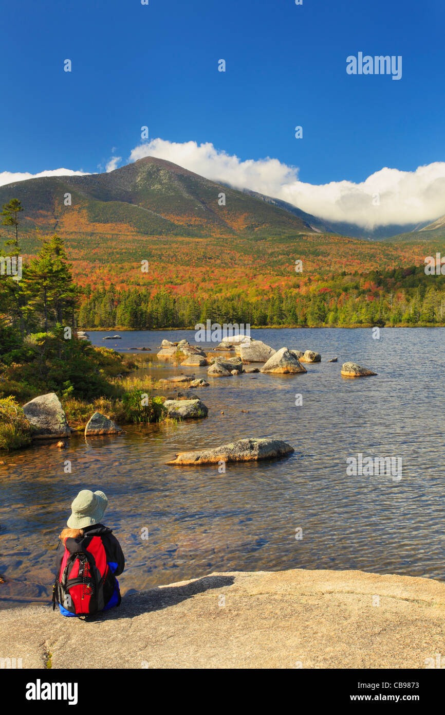 Sandy Stream Pond with Mount Katahdin, Baxter State Park, Millinocket ...